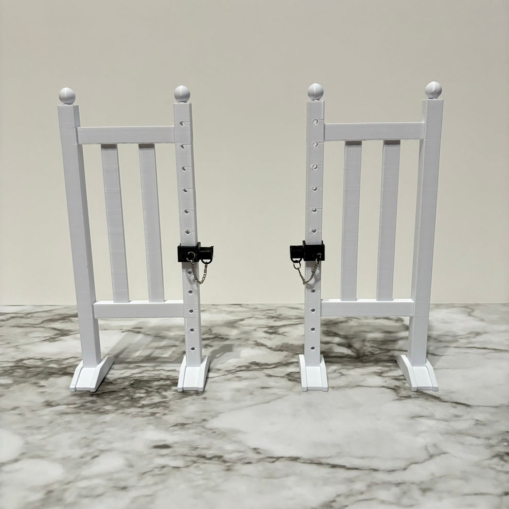 Straight Standards (Set of 2, White) – Storm Warning Studios