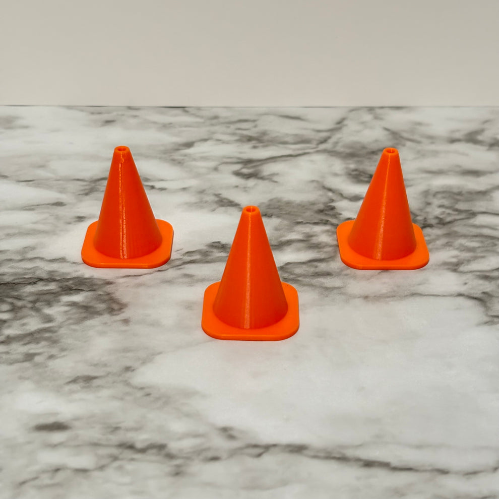 Trail Cones (Set of 3, Orange) – Storm Warning Studios